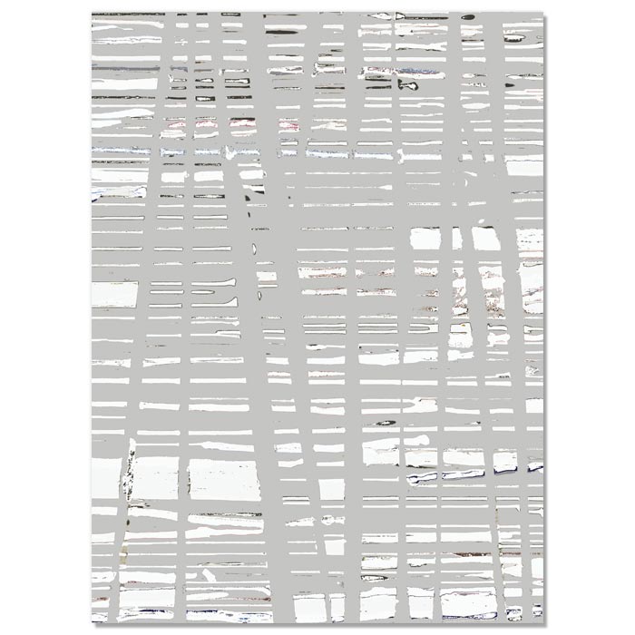 Diagonal grid gray painting – inyoolifestyle.com